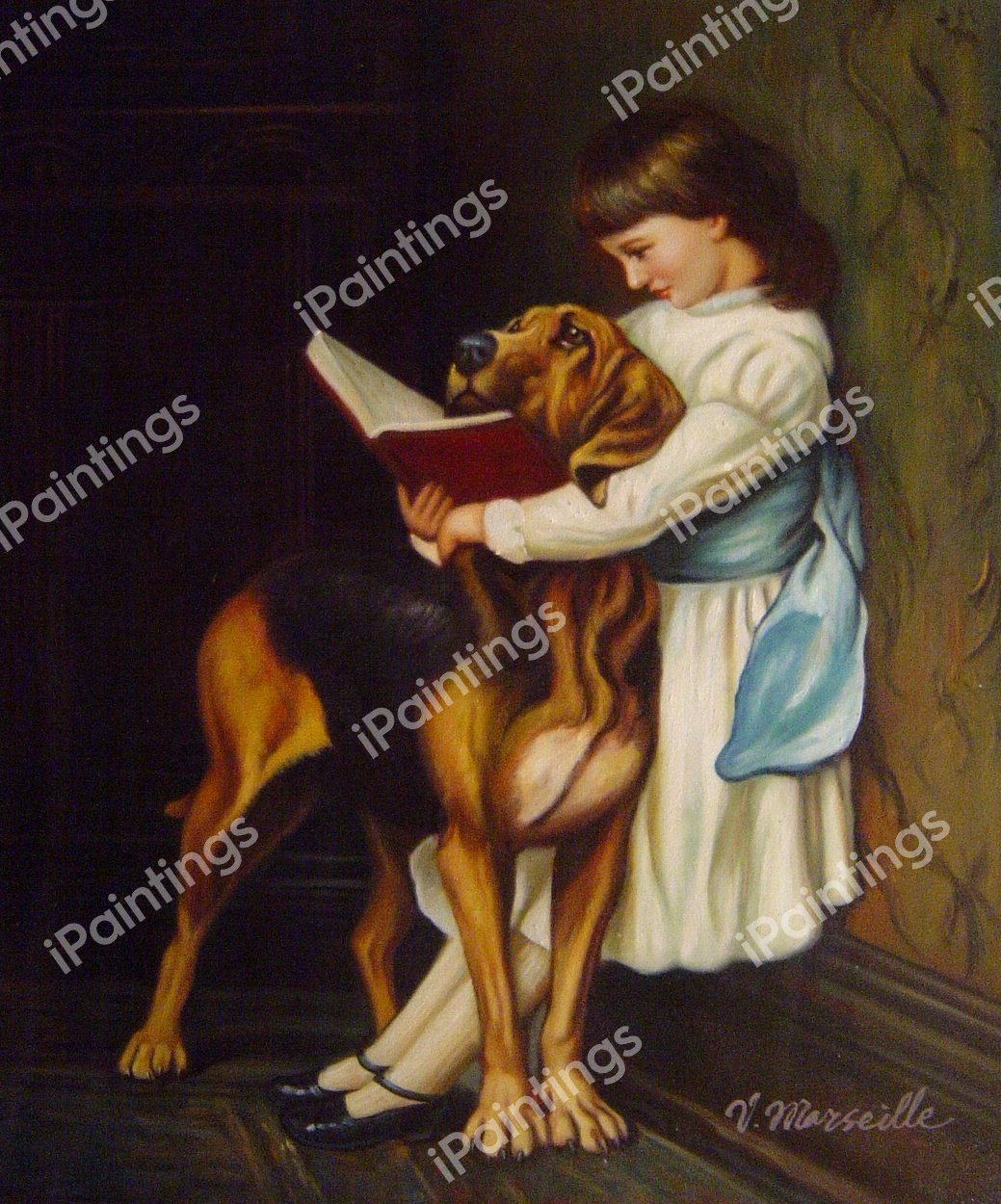 Compulsory Education Painting by Briton Riviere Reproduction ...