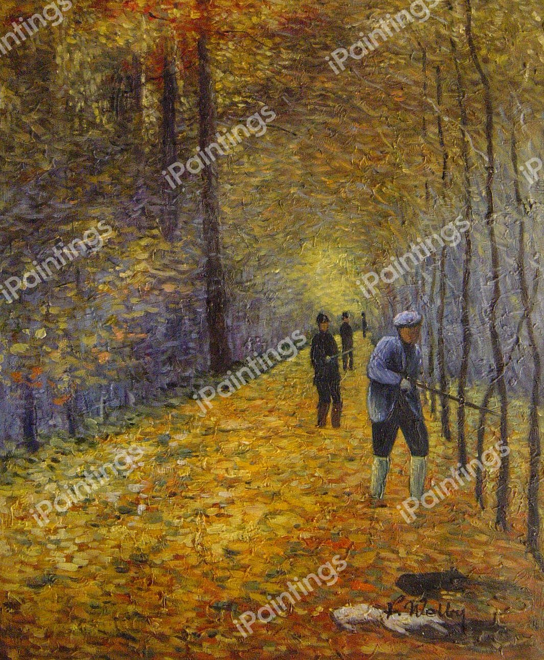 The Hunt Painting by Claude Monet Reproduction | iPaintings.com