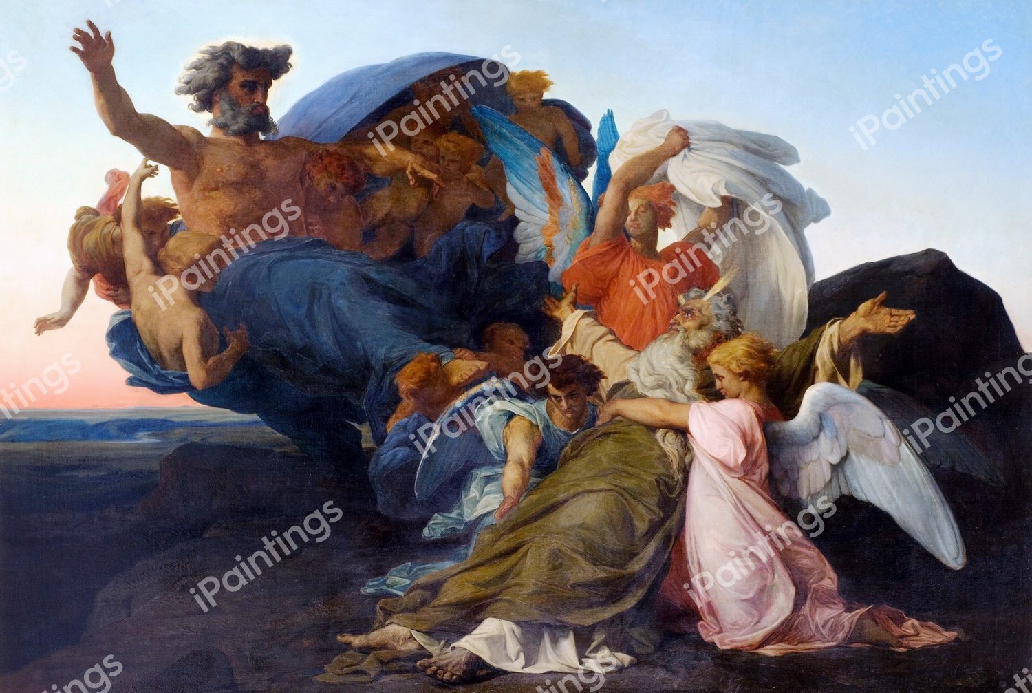 Death of Moses Painting by Alexandre Cabanel | iPaintings.com