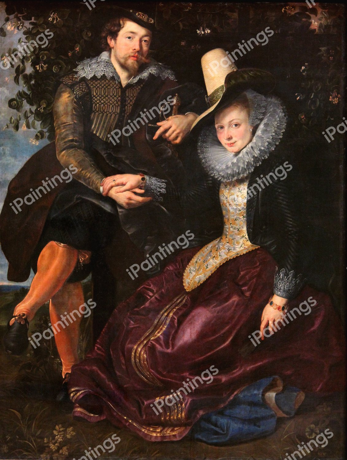 Rubens and Isabella Brandt, the Honeysuckle Bower Painting by Peter ... Rubens and Isabella Brandt, the Honeysuckle Bower Painting by Peter ...